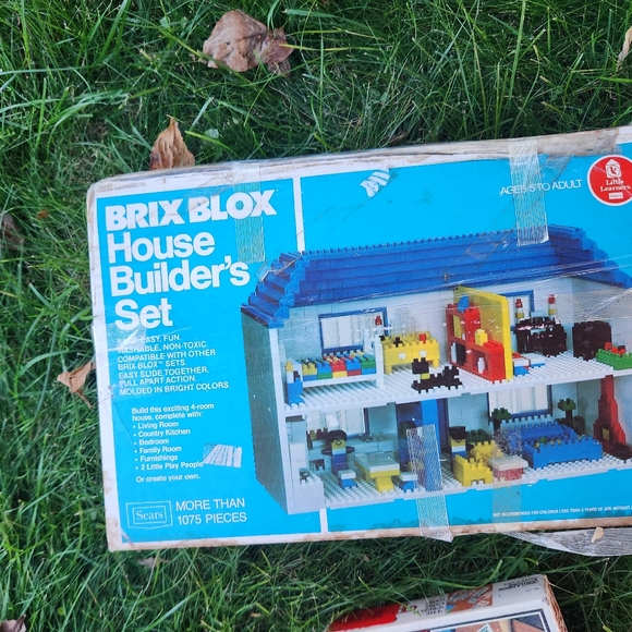 brix | Toys | Rare Vintage Brix Blox House Builders Set Sears Building ...